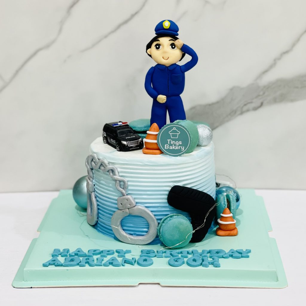 Police Theme Cake