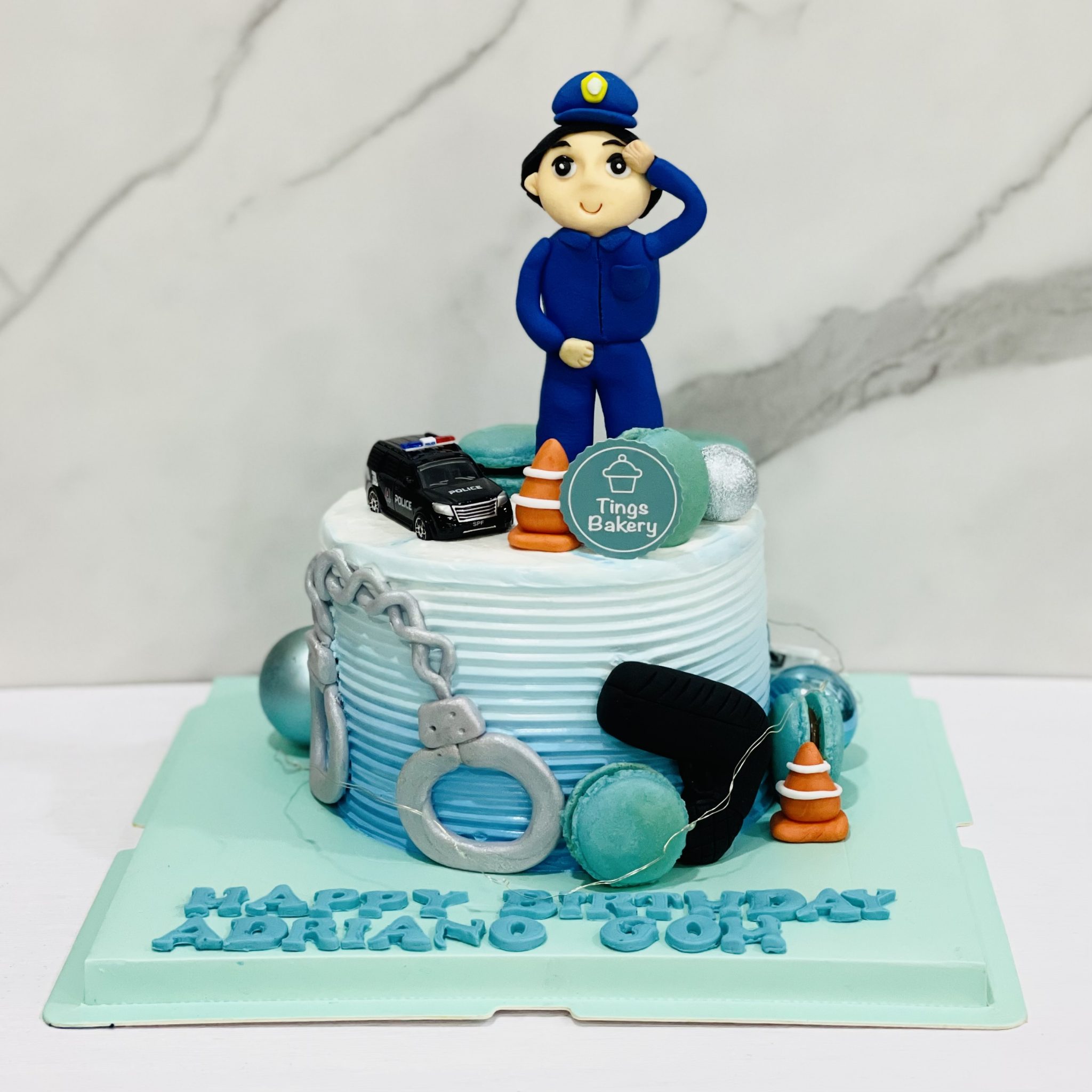 Police Theme Cake