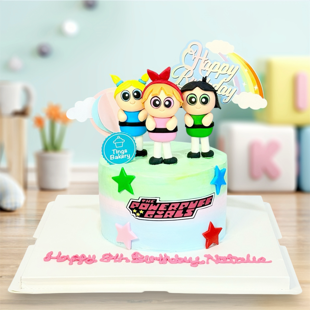 The Powerpuff Girls Theme Cake