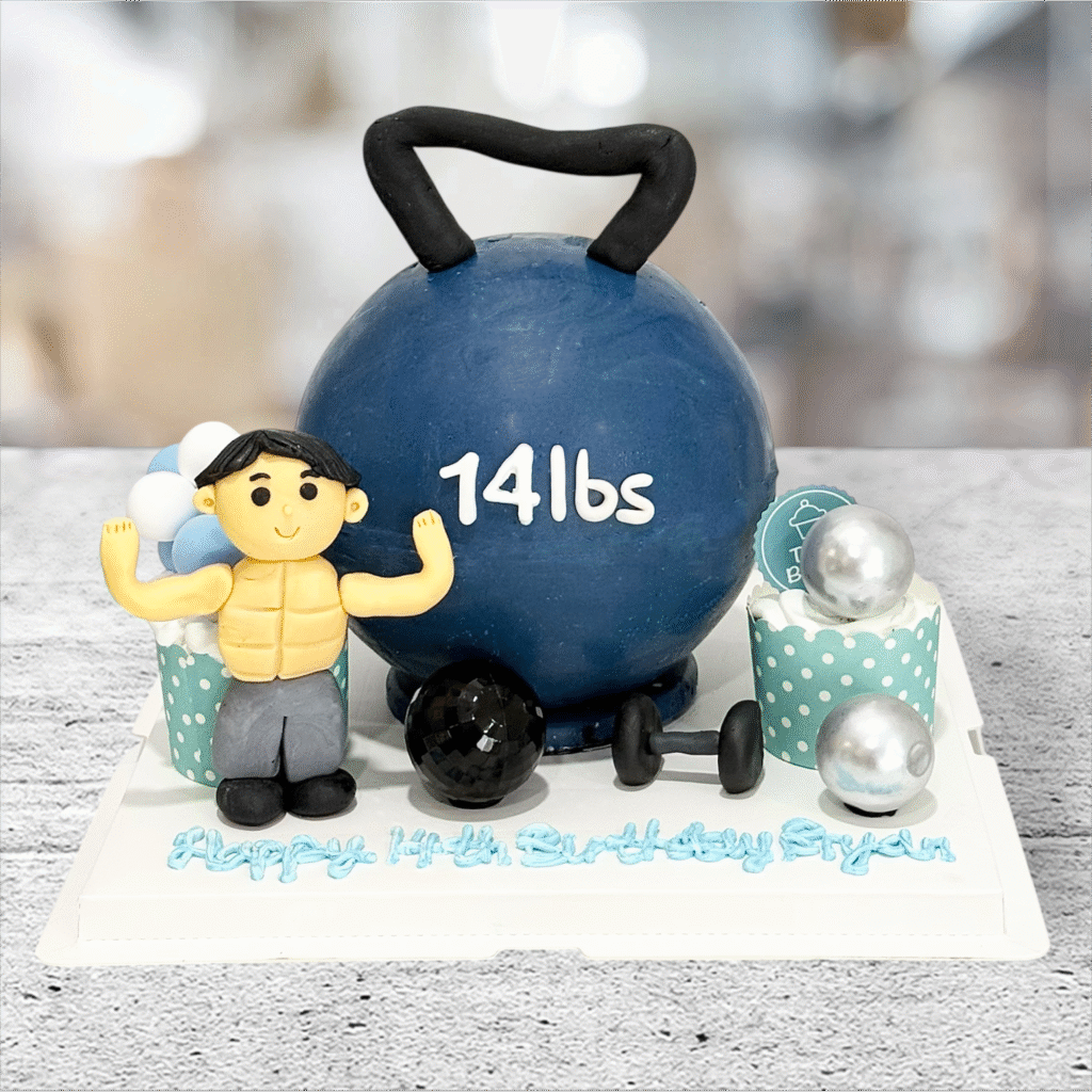 Kettlebell Gym Pinata Knock Knock / Bombshell Cake