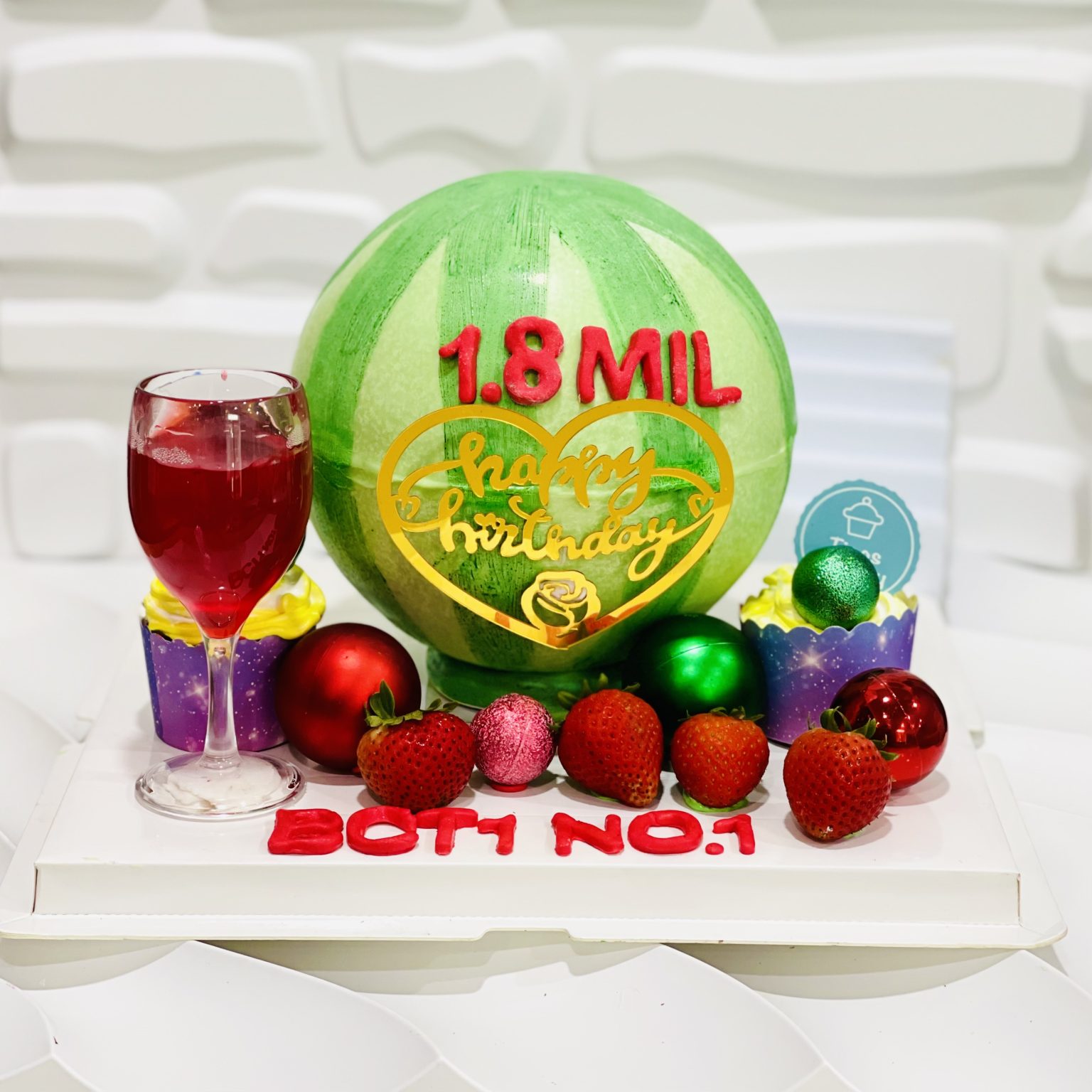 Watermelon Pinata Knock Knock / Bombshell Cake