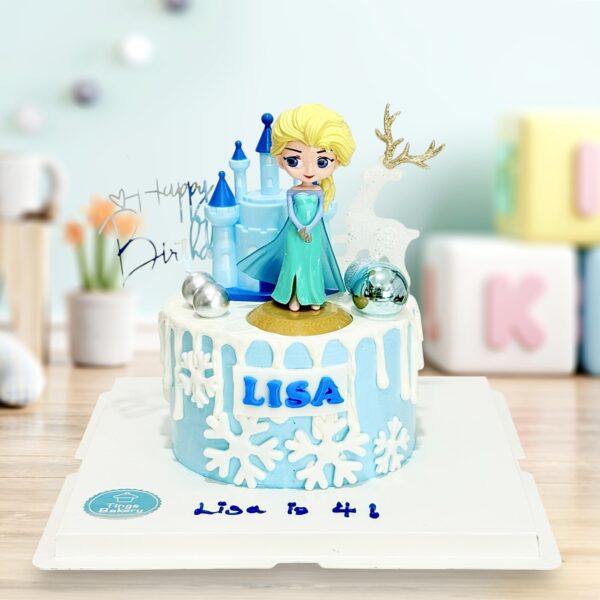 Elsa Frozen Theme Cake