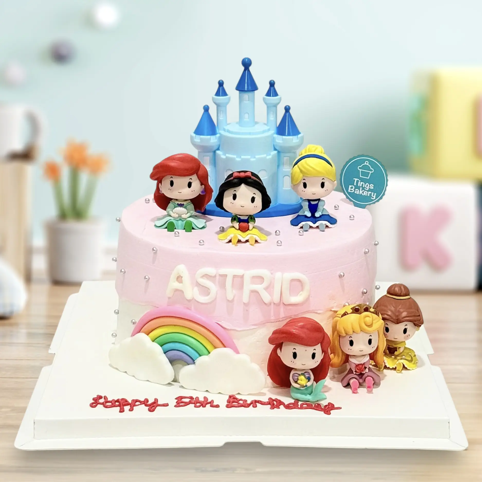 Disney Princess Theme Cake
