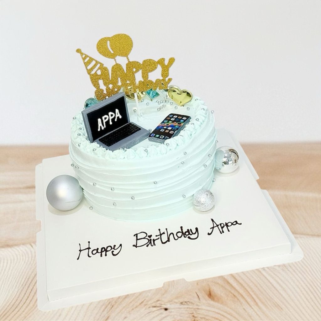 Laptop & Mobile Theme Cake